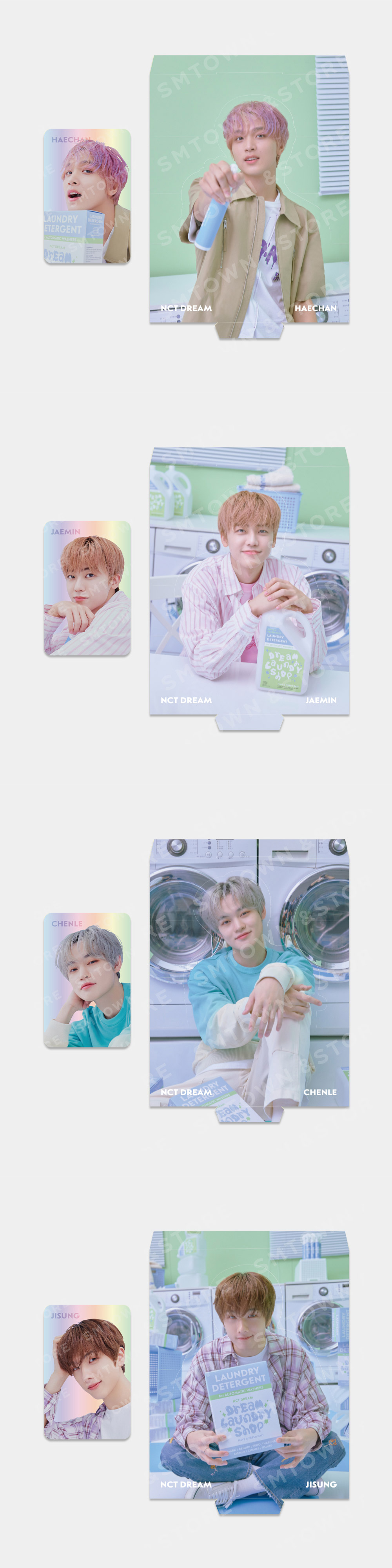 NCT DREAM DREAM LAUNDRY SHOP Goods - HOLOGRAM PHOTOCARD SET